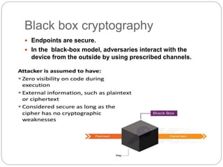 White box crytography in an insecure enviroment | PPT