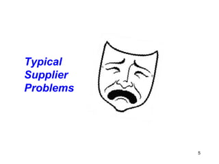 The biggest problems caused by suppliers and how to prevent them | PPT