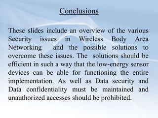 Wireless Body Area network | PPT
