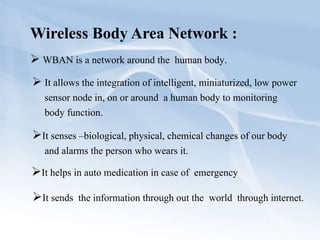 Wireless Body Area network | PPT