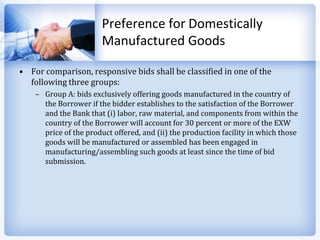 Wb appendix 2 domestic preference | PPTX
