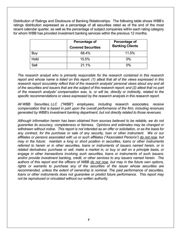 Neostem, Inc. ($NBS) - WBB Securities Report | PDF