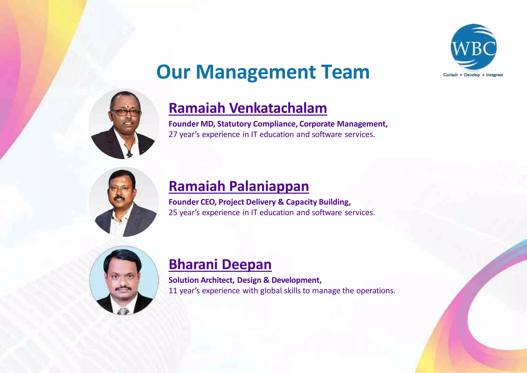 Wbc profile-Software Business Company | WBC Software Lab | Karaikudi | PDF