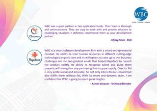 Wbc profile-Software Business Company | WBC Software Lab | Karaikudi | PDF