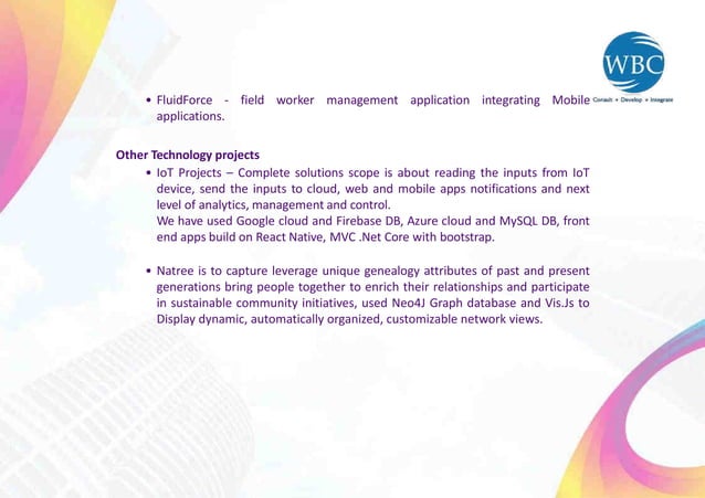 Wbc profile-Software Business Company | WBC Software Lab | Karaikudi | PPT