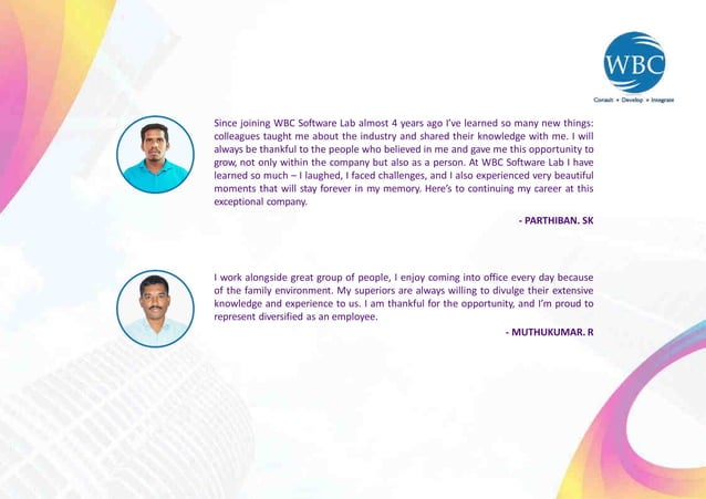 Wbc profile-Software Business Company | WBC Software Lab | Karaikudi | PPT