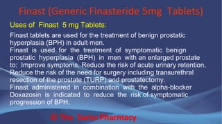 Finast (Generic Finasteride 5mg Tablets) | PDF