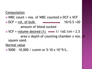 Wbc method | PPTX