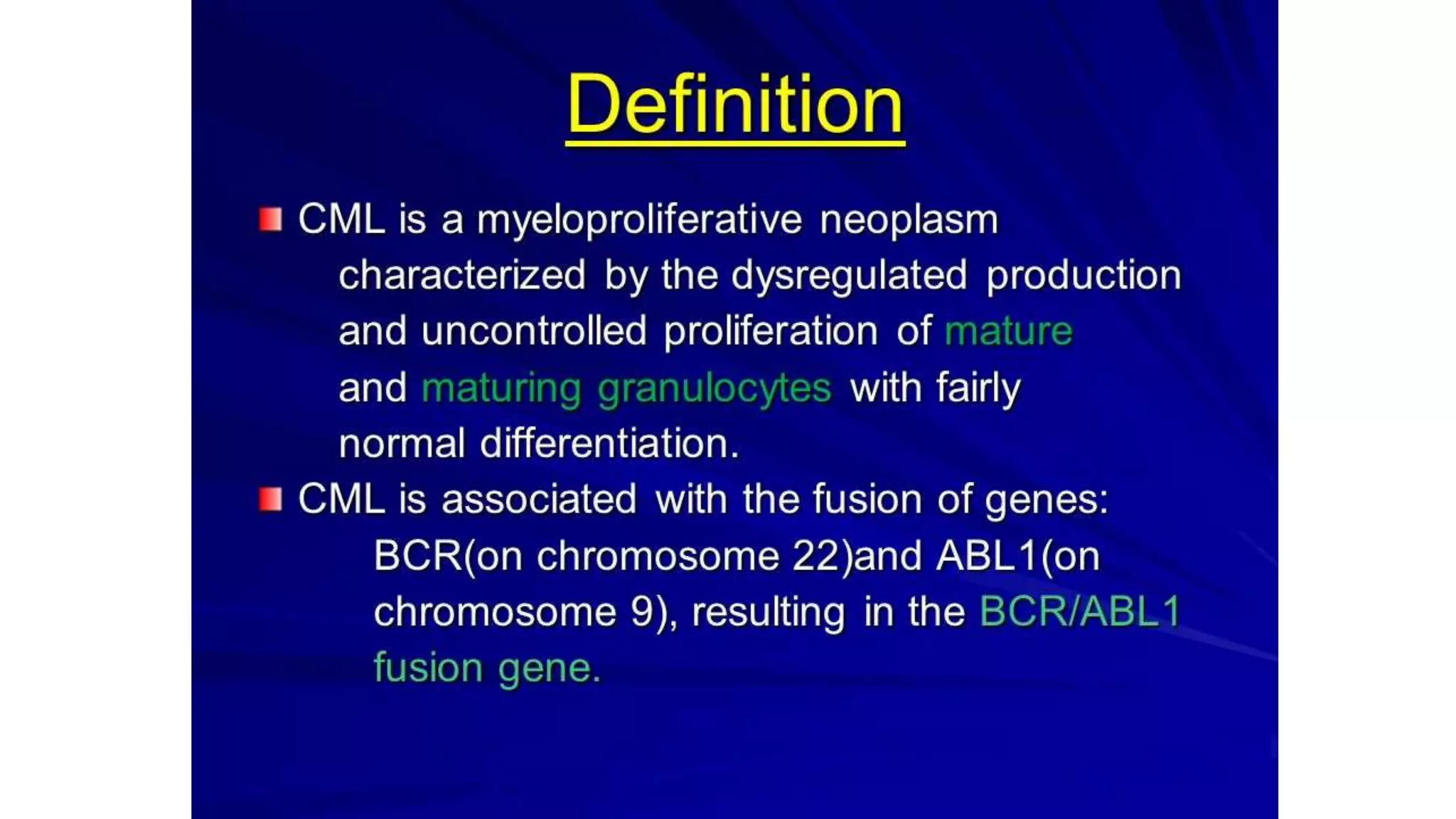 Myeloid neoplasm | PPT
