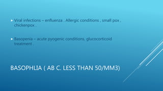 Wbc physioclinical significance . | PPT