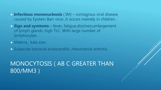 Wbc physioclinical significance . | PPT