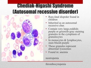 Wbc & platelets anomalies | PPTX