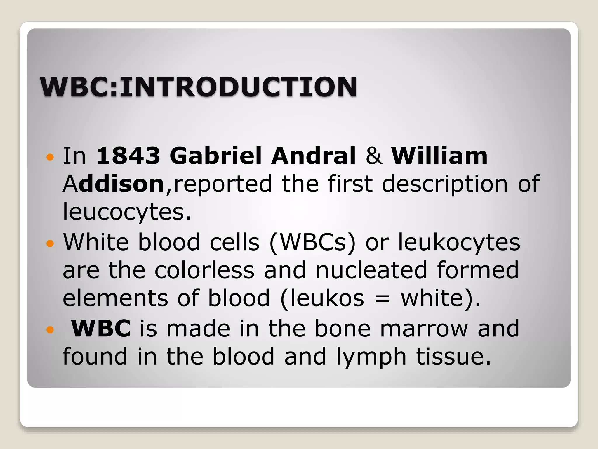 LEUKOPOIESIS (WBC FORMATION) & Its REGULATION with CLINICAL IMPORTANCE ...