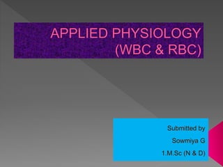 Wbc rbc | PPTX