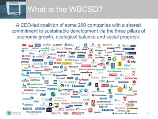 WBCSD presentation on business perspectives and impacts on the ...