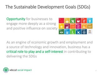 Delivering on the Sustainable Development Goals: The inclusive business ...
