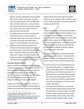 Wbg+Ehs+Guidelines+ +Thermal+Power+Plants+(Draft)+2008 | PDF