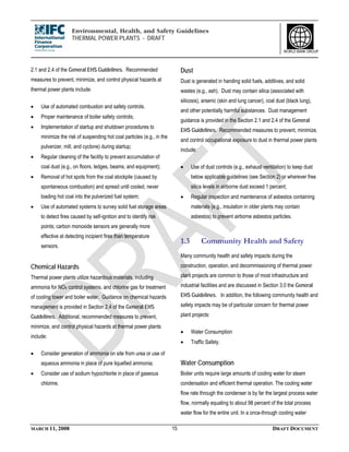 Wbg+Ehs+Guidelines+ +Thermal+Power+Plants+(Draft)+2008 | PDF