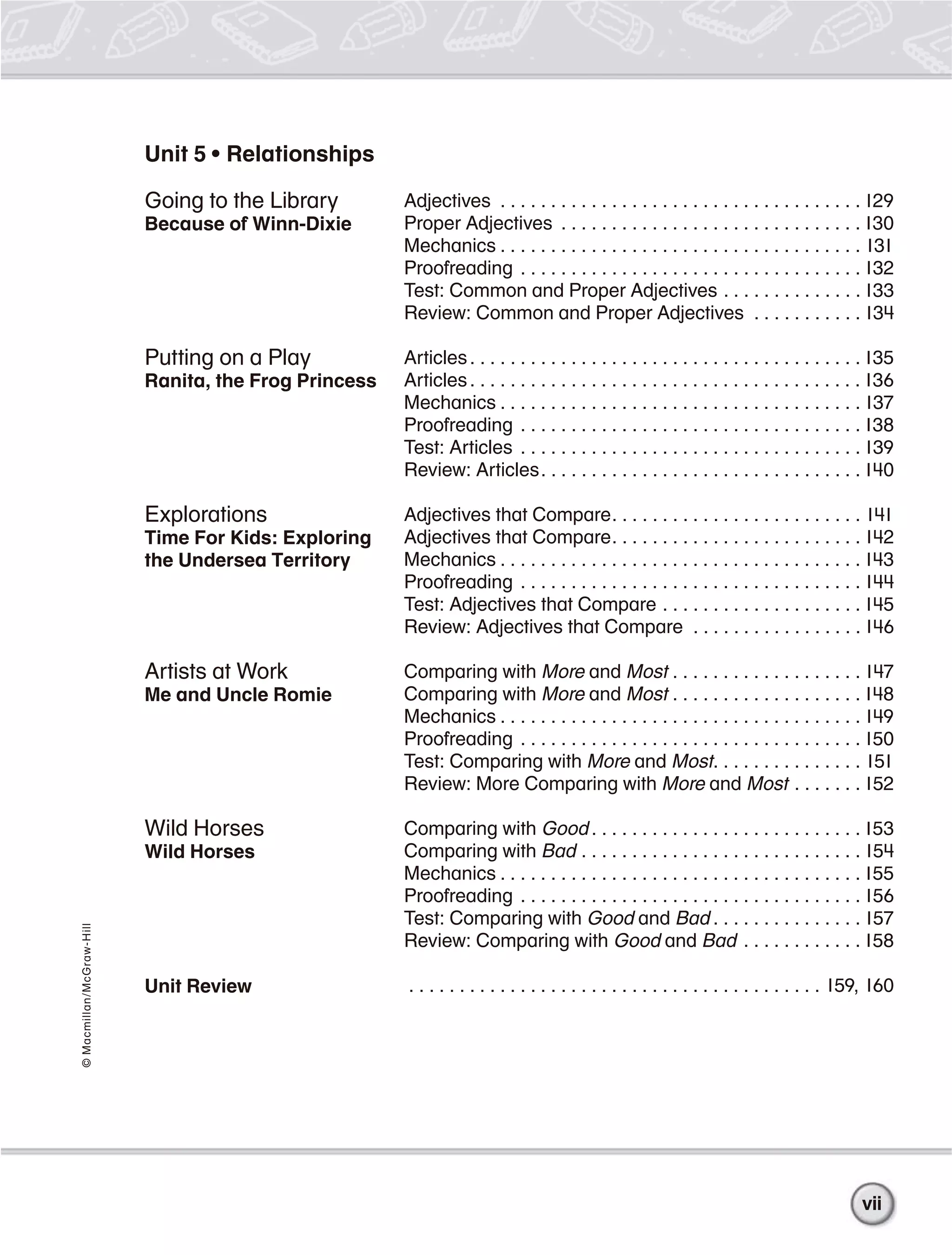 WORKBOOK ENGLISH GRADE 4 | PDF