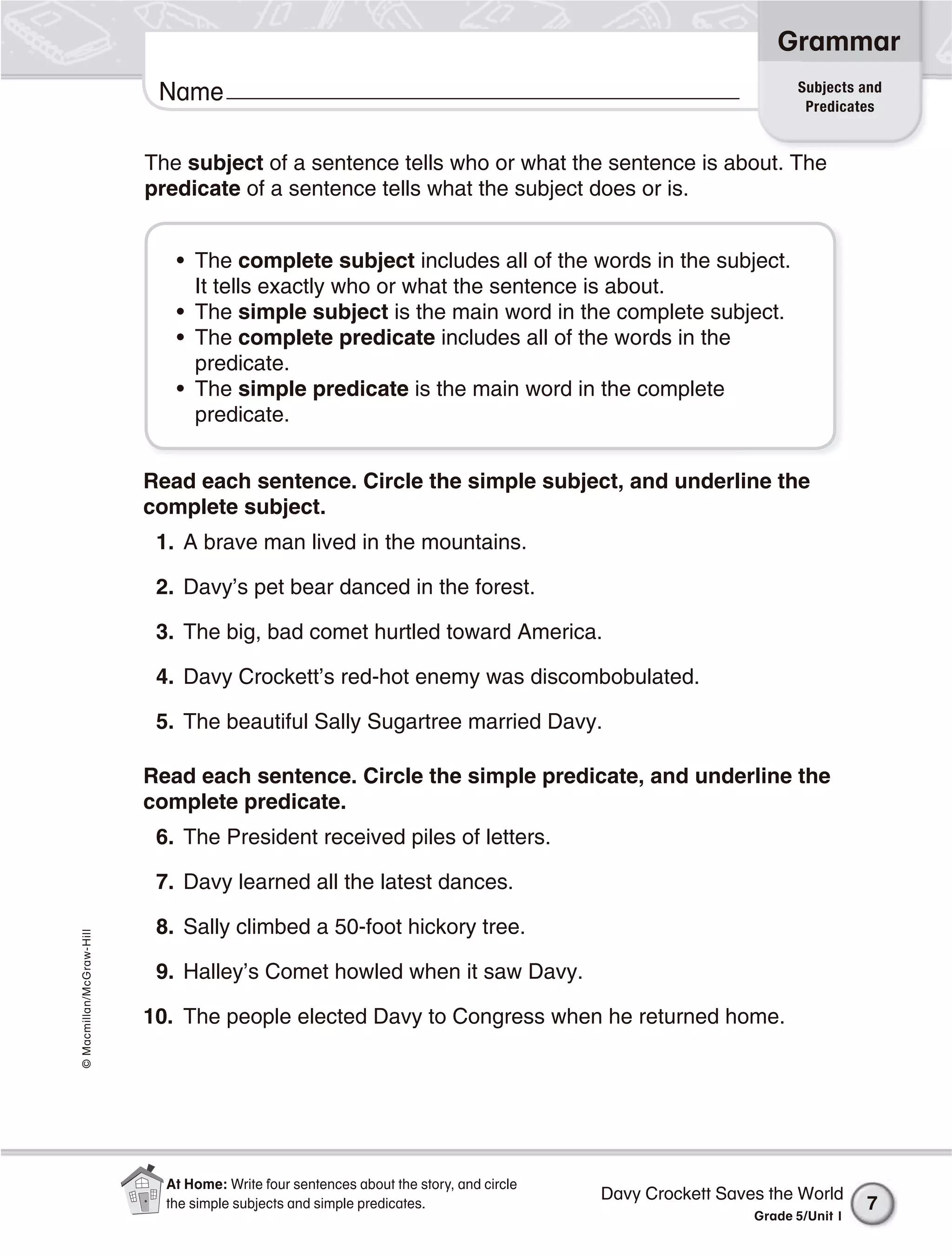 WORKBOOK ENGLISH GRADE 5 | PDF