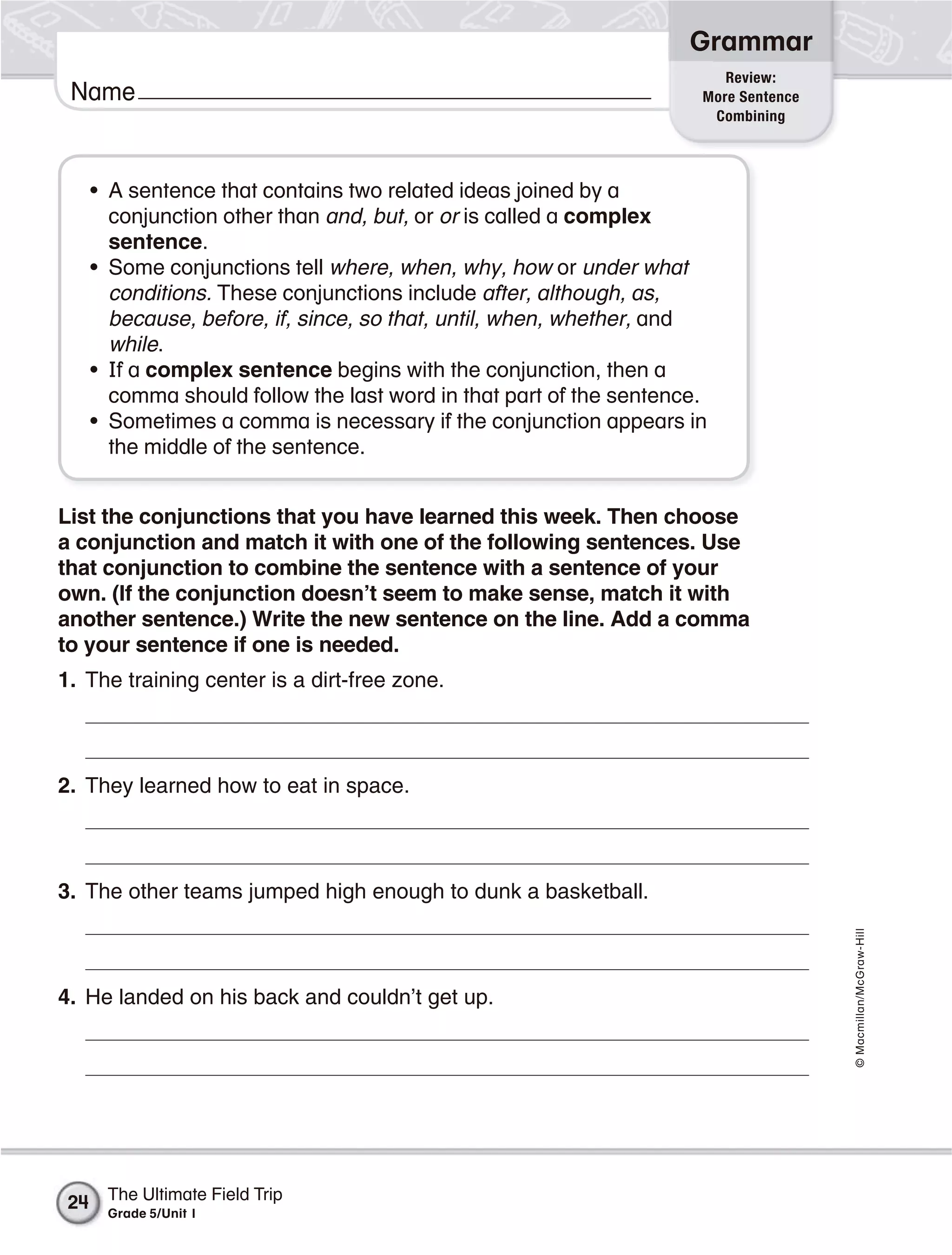 WORKBOOK ENGLISH GRADE 5 | PDF