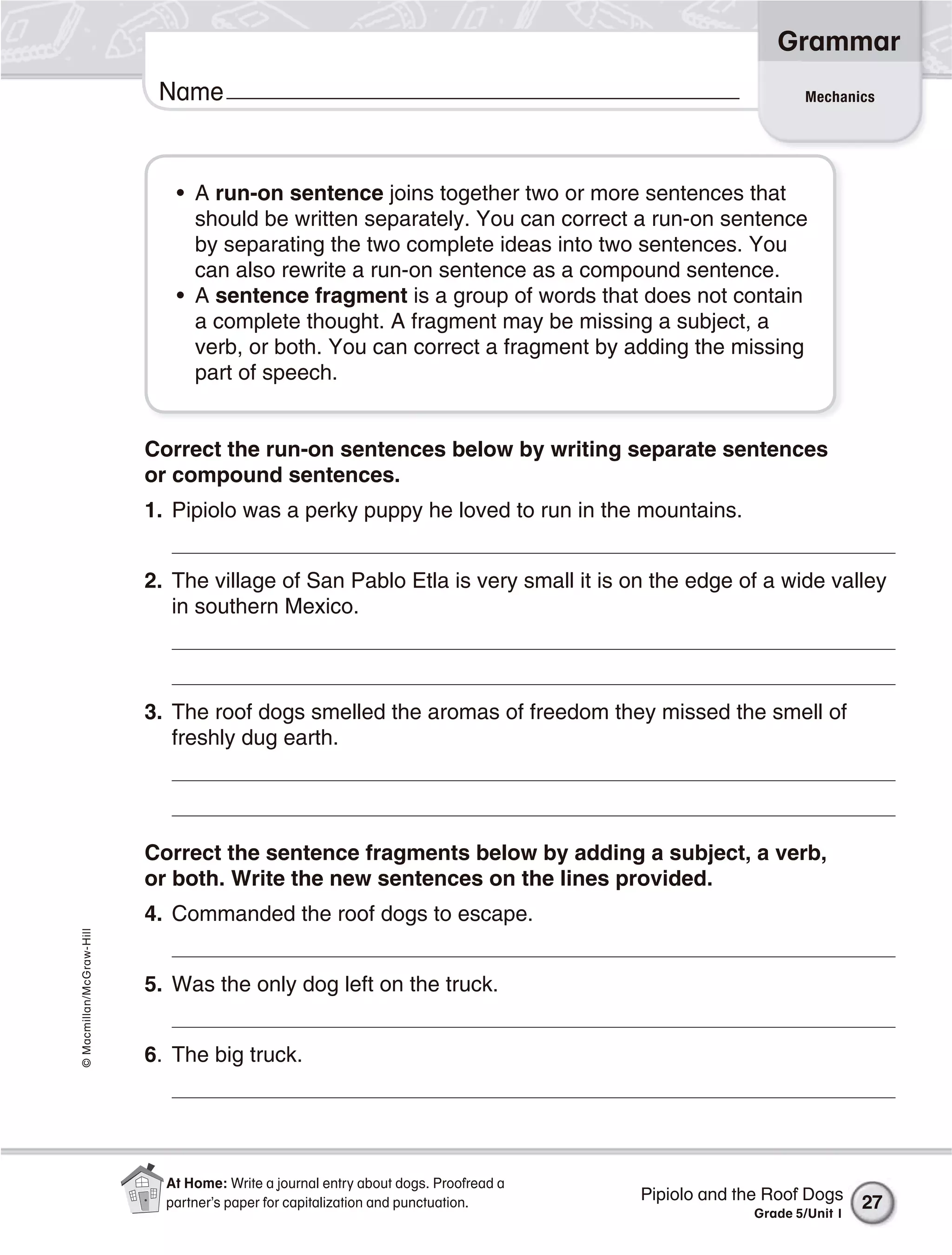 WORKBOOK ENGLISH GRADE 5 | PDF