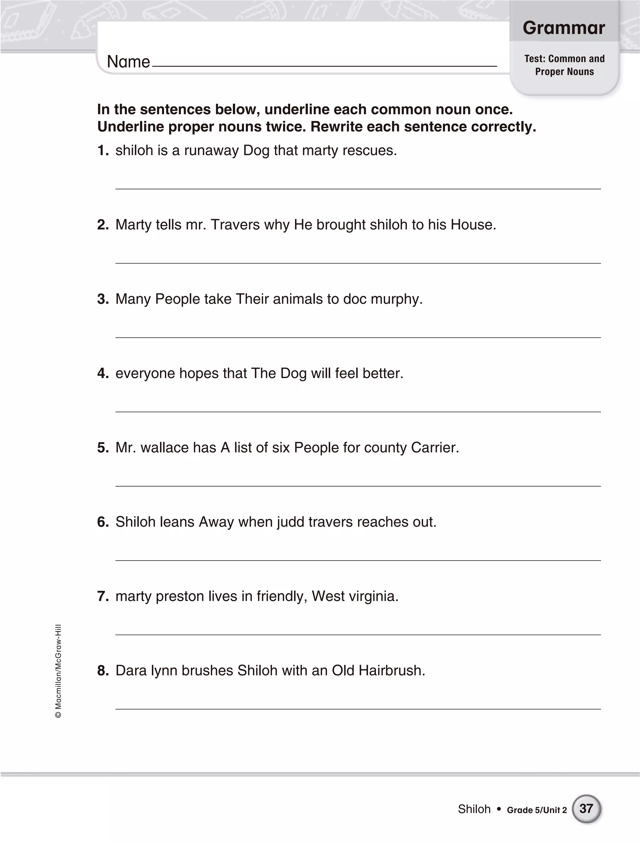 WORKBOOK ENGLISH GRADE 5 | PDF