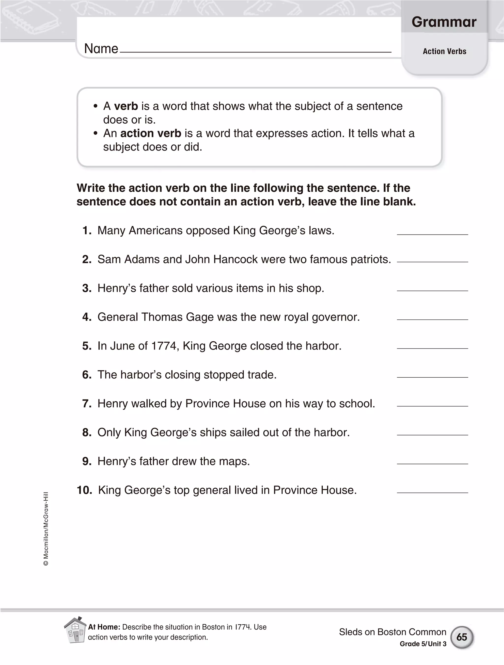 WORKBOOK ENGLISH GRADE 5 | PDF