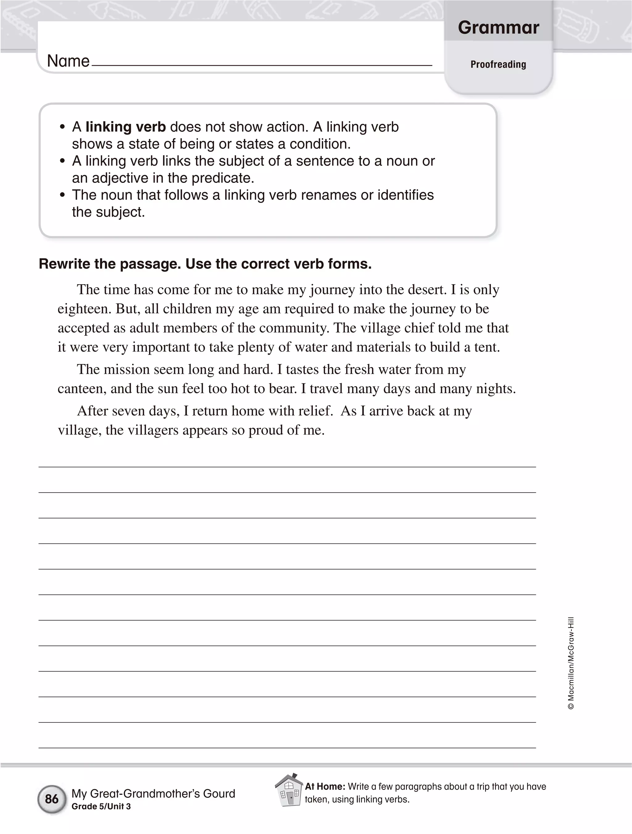 WORKBOOK ENGLISH GRADE 5 | PDF