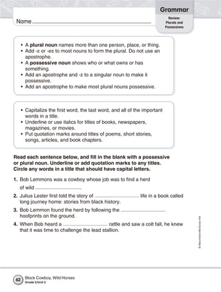 WORKBOOK ENGLISH GRADE 5 | PDF