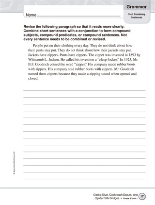 WORKBOOK ENGLISH GRADE 6 | PDF