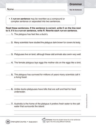 WORKBOOK ENGLISH GRADE 6 | PDF