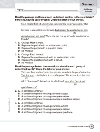 WORKBOOK ENGLISH GRADE 6 | PDF