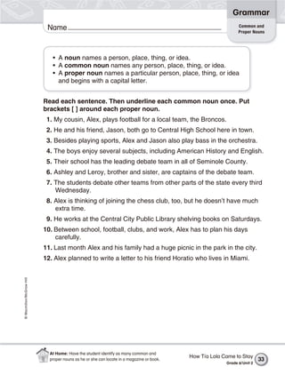 WORKBOOK ENGLISH GRADE 6 | PDF