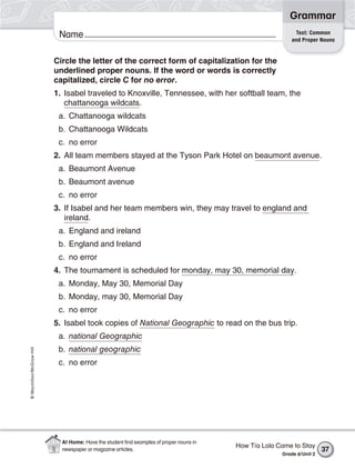 WORKBOOK ENGLISH GRADE 6 | PDF
