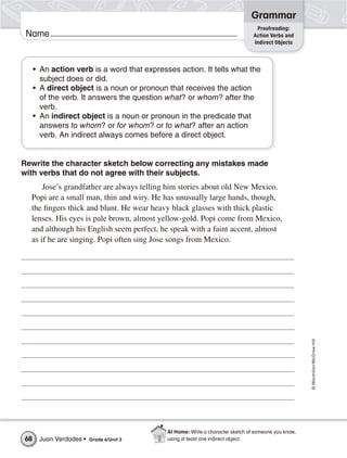 WORKBOOK ENGLISH GRADE 6 | PDF
