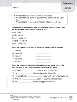 WORKBOOK ENGLISH GRADE 6 | PDF