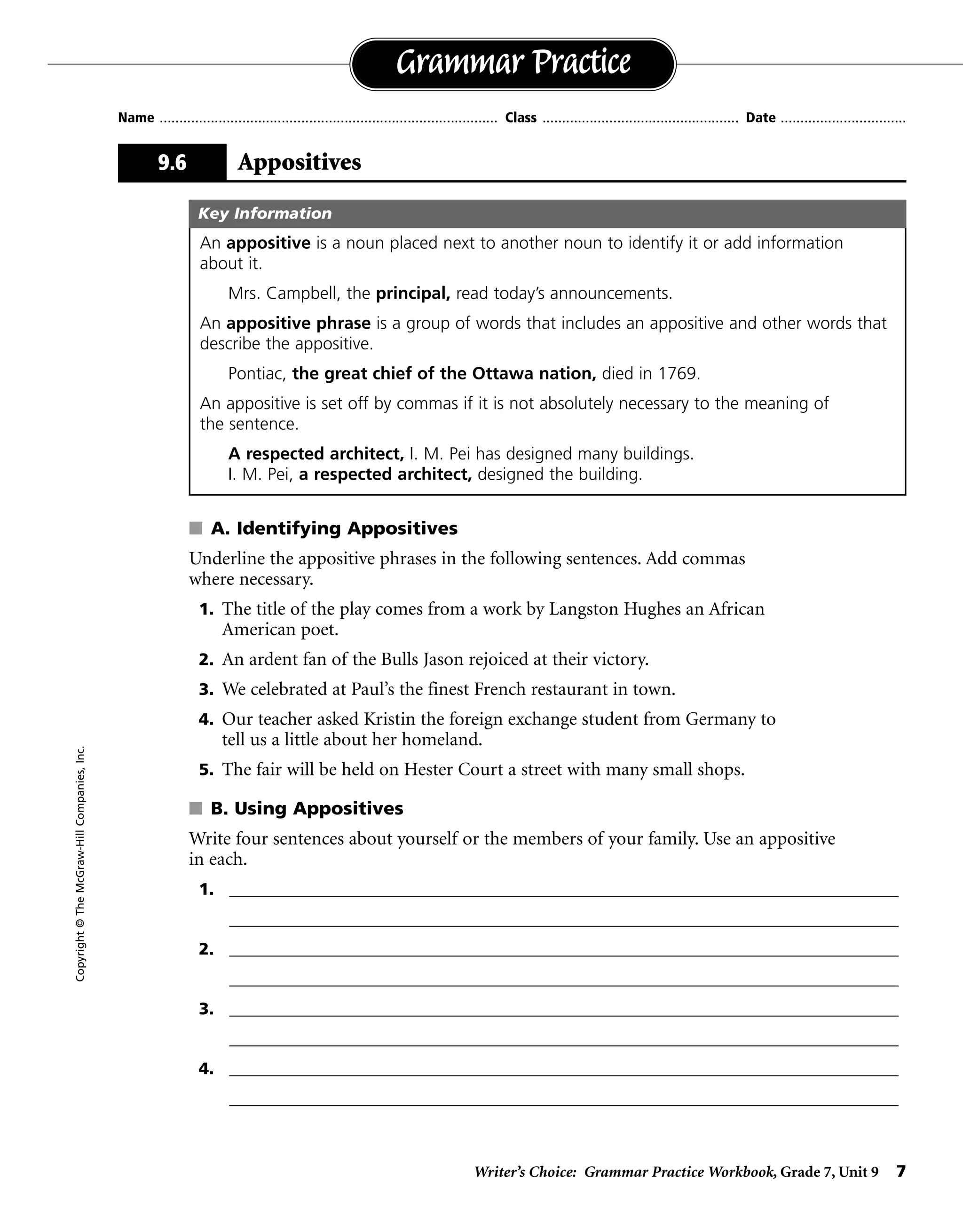 WORK BOOK IN ENGLISH grammar 7 | PDF