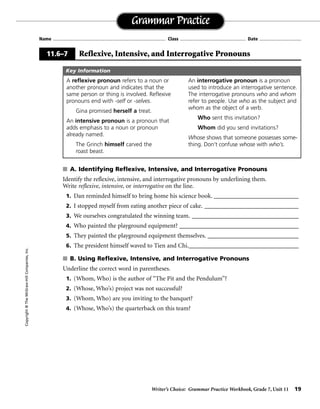 WORK BOOK IN ENGLISH grammar 7 | PDF