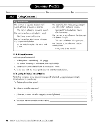 WORK BOOK IN ENGLISH grammar 7 | PDF