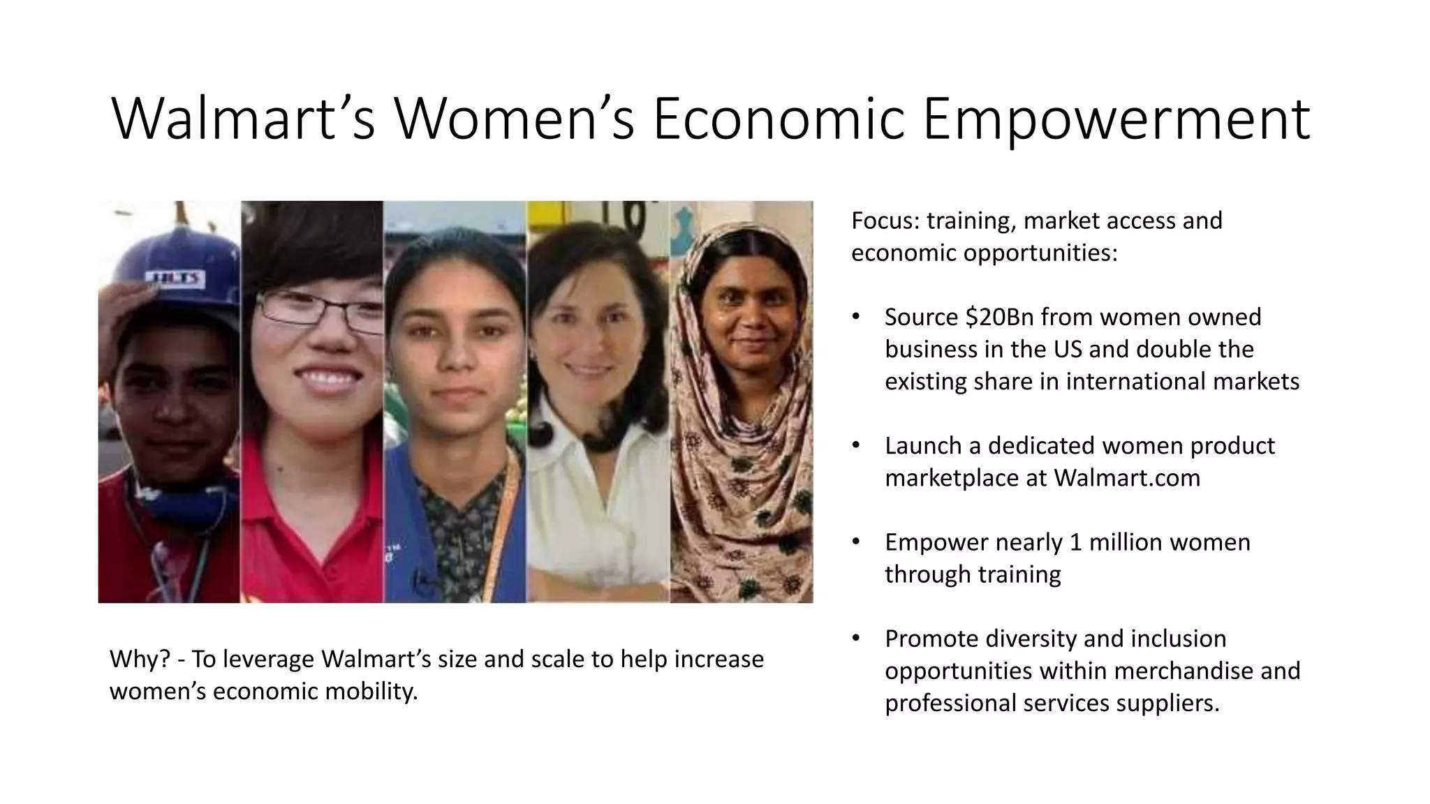 Retail GVCs and Gender: The examples of Walmart and Gap's initiatives ...