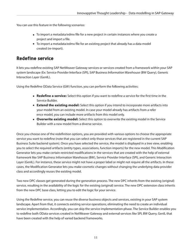 Data Modeling in SAP Gateway – maximize performance at all levels | PDF