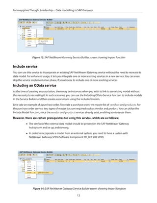 Data Modeling in SAP Gateway – maximize performance at all levels | PDF | Databases | Computer ...