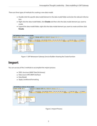 Data Modeling in SAP Gateway – maximize performance at all levels | PDF | Databases | Computer ...