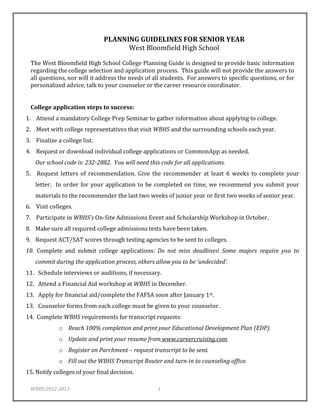 College Planning Guide | PDF