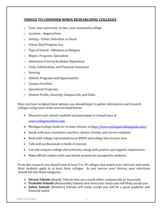 College Planning Guide | PDF