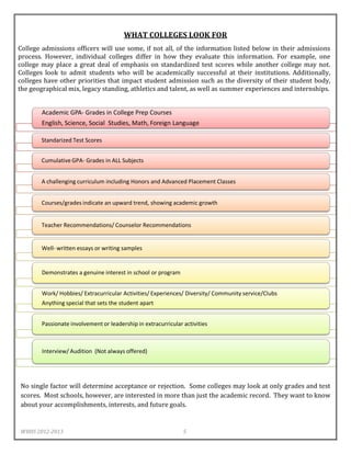 College Planning Guide | PDF