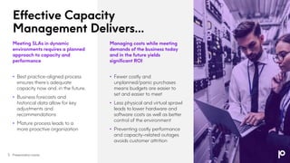 Justifying Capacity Management Efforts | PPTX