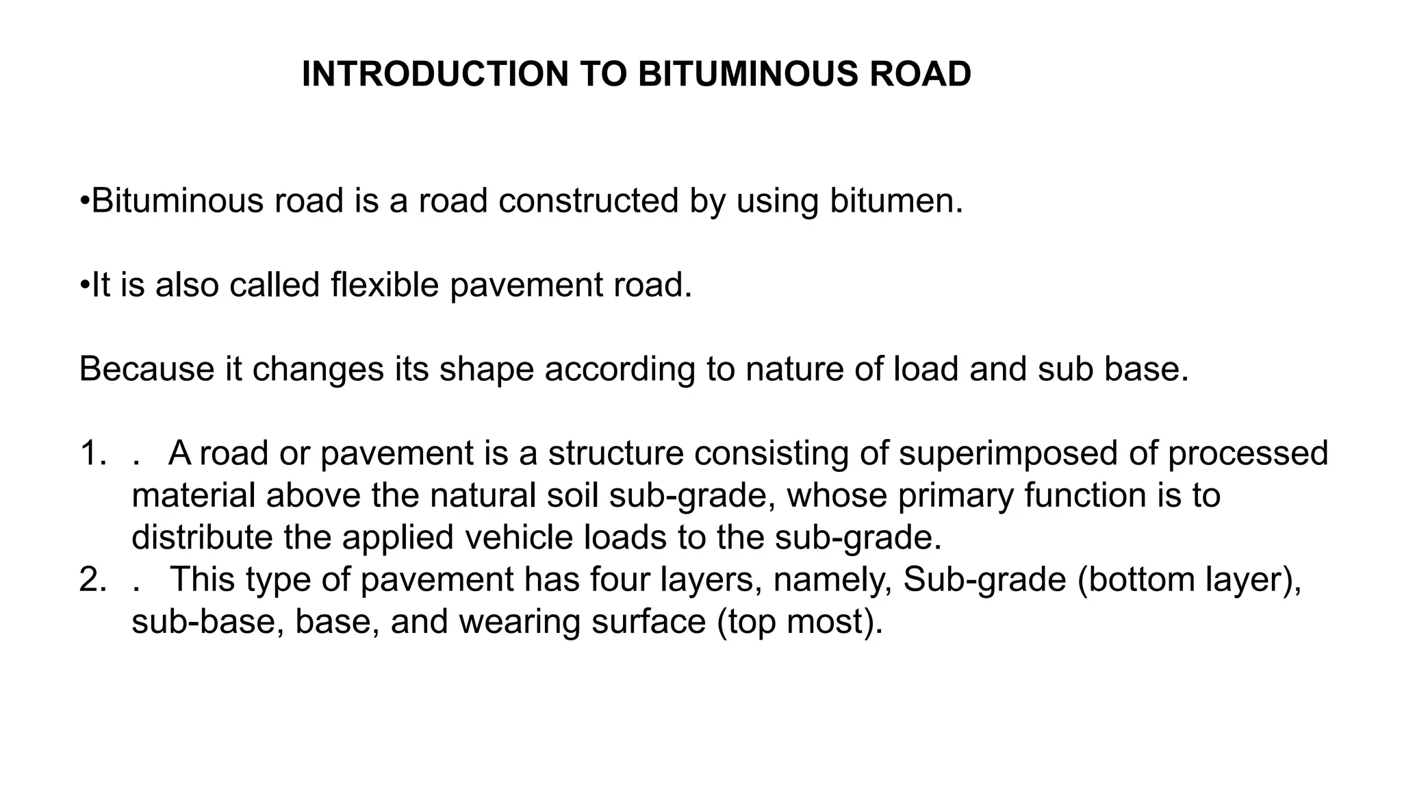 water bound macadam road | PPTX