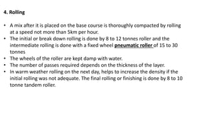 water bound macadam road | PPTX